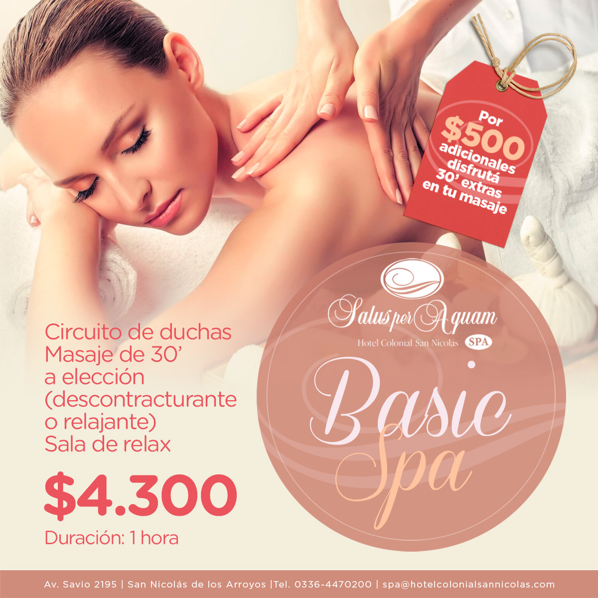 Salus Per Aquam Spa – Hotel Colonial San Nicolás